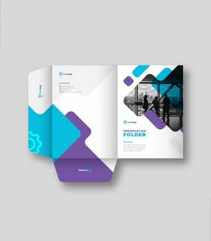 Folder Map - Cetak Folder Map Custom Murah Berkualitas Printlagi