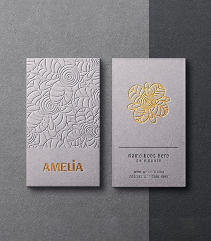 Kartu Nama Elegan - Cetak Kartu Nama Perusahaan di Printlagi