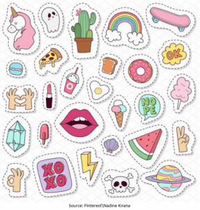 Stiker sheet lucu dengan cutting rapi hanya di Printlagi