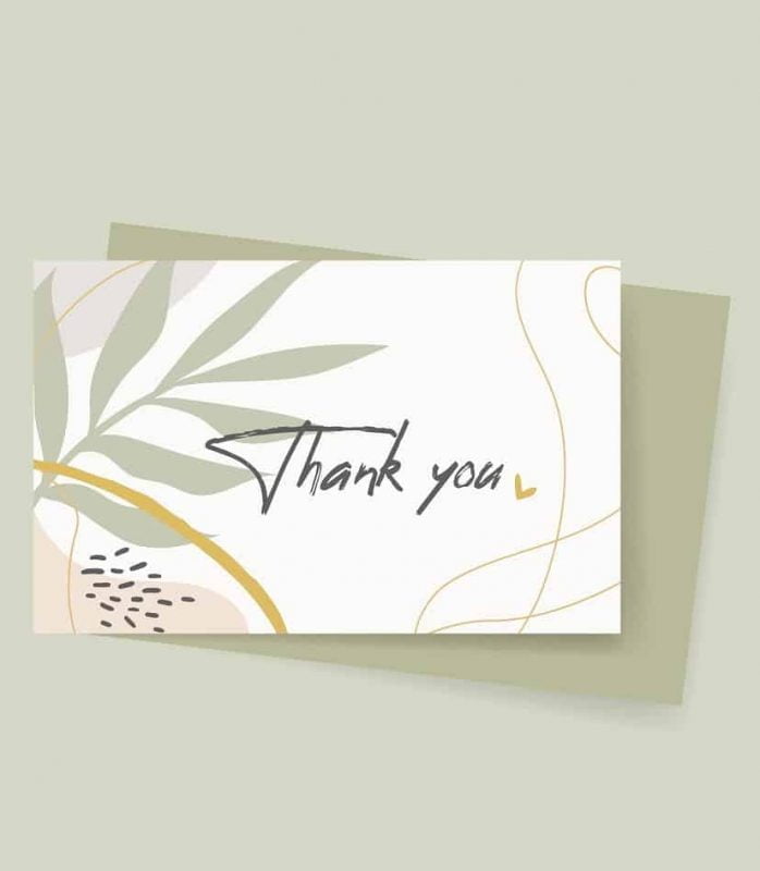Thank You Card - Cetak Kartu Ucapan di Printlagi