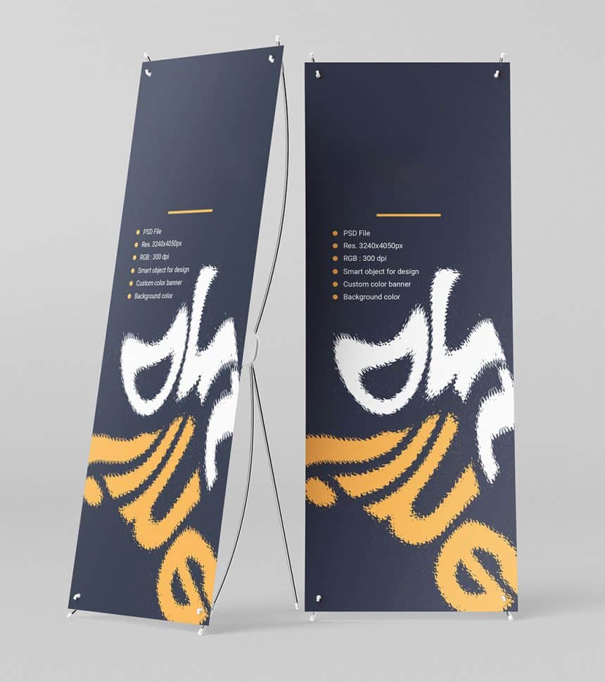 Cetak X-Banner Custom Murah dan Berkualitas di Printlagi